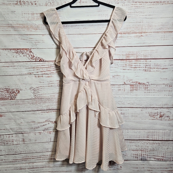 The Sang | Dresses | Nwt The Sang Ruffle Tie Dress | Poshmark